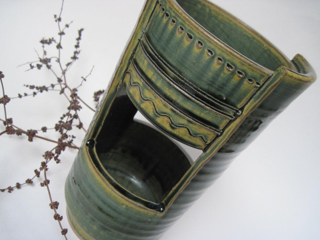 Vintage OMC Two Tiered Ceramic Vessel Planter Pot Made in Japan - Etsy