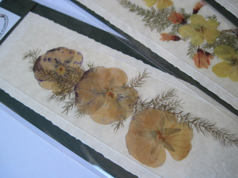 Vintage Shrog Dried Flower Earl Bookmarks England - Etsy