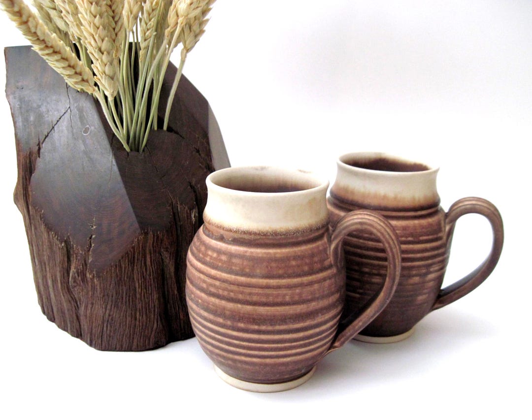 Vintage Pair of Signed Scott Wilson Artisan Pottery Mugs 2004 - Etsy