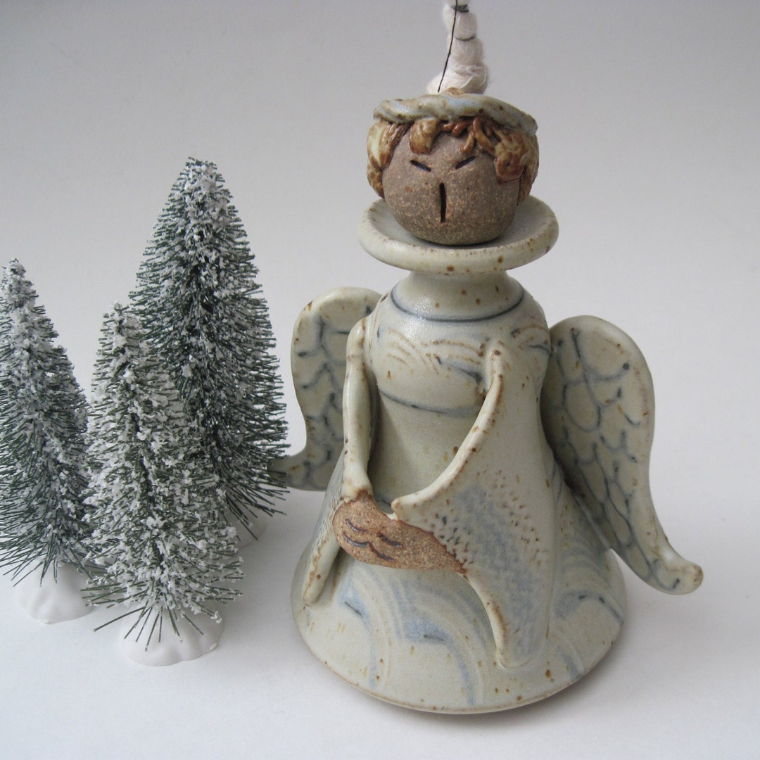 Vintage Fox Pass Pottery Angel Oil Lamp - Etsy