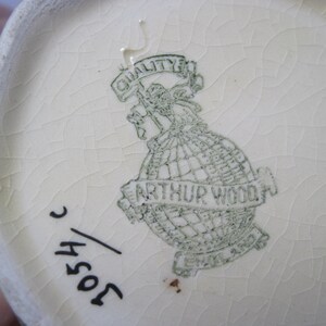 Vintage Arthur Wood Jam Mustard Sugar Condiment Lidded Jar Made in ...