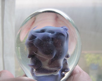 Vintage Signed Carlson Art Glass Vase - Etsy