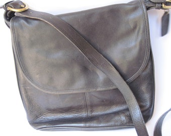 Vintage Coach 9126 Legacy Black Leather Crossbody Bag, Genuine Leather ...
