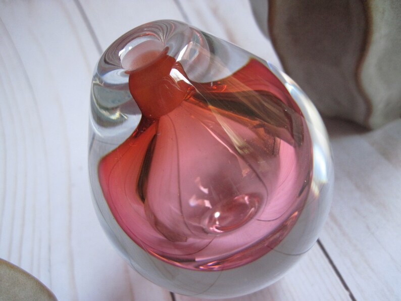 Vintage Signed Robert Deeble Art Glass Vase - Etsy