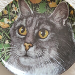 Vintage Set of 4 Kaiser Cat Plates West Germany - Etsy