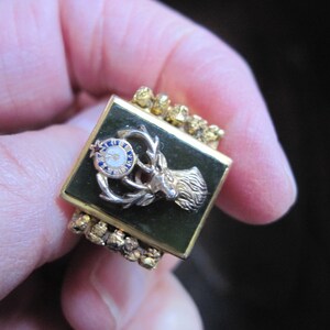 Vintage Elks Club BPOE Ring 10 Karat Gold - Etsy