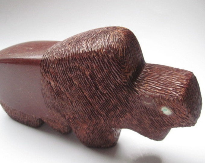 Carved Catlinite Pipestone Buffalo Sculpture - Etsy