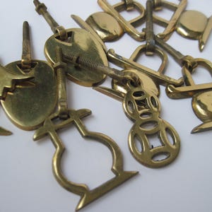 Vintage Lot of 10 Brass Asian Drawer or Door Pulls - Etsy