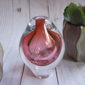 Vintage Signed Robert Deeble Art Glass Vase - Etsy