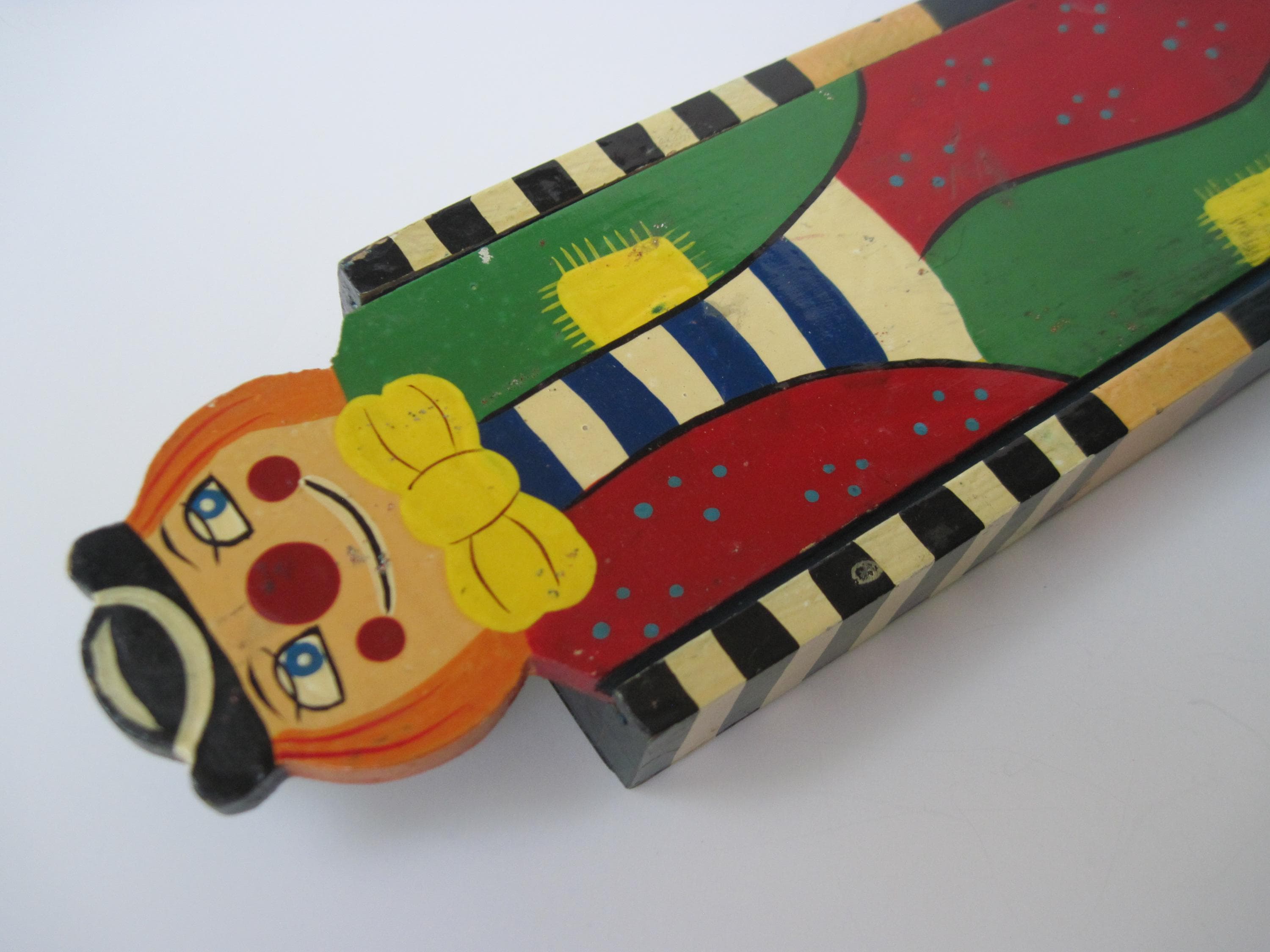 Vintage Clown Pencil Box - Etsy