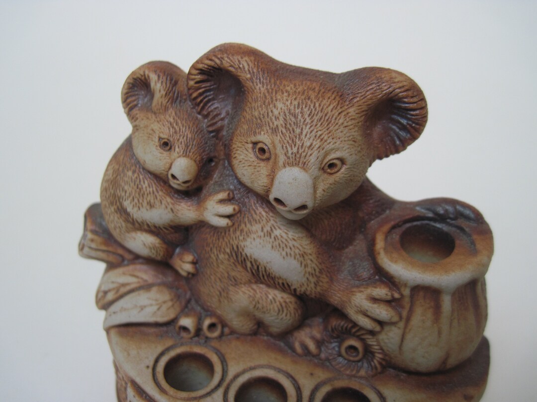 Vintage Swagman Pottery Koala Pen Holder Made in Australia - Etsy