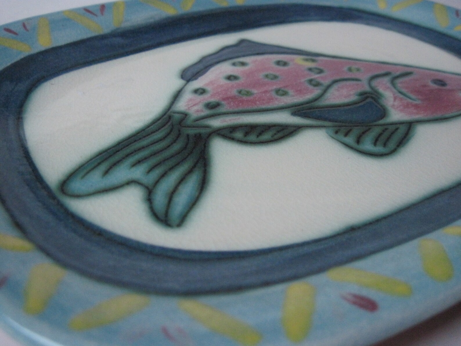 Vintage Maury Pottery Fish Tray Alaska 1992 - Etsy