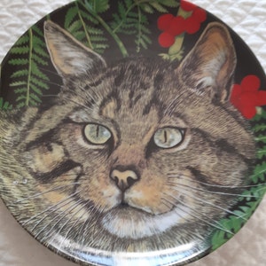 Vintage Set of 4 Kaiser Cat Plates West Germany - Etsy