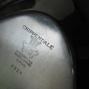 Vintage Chippendale International Silver Company Silver Plated Tray - Etsy