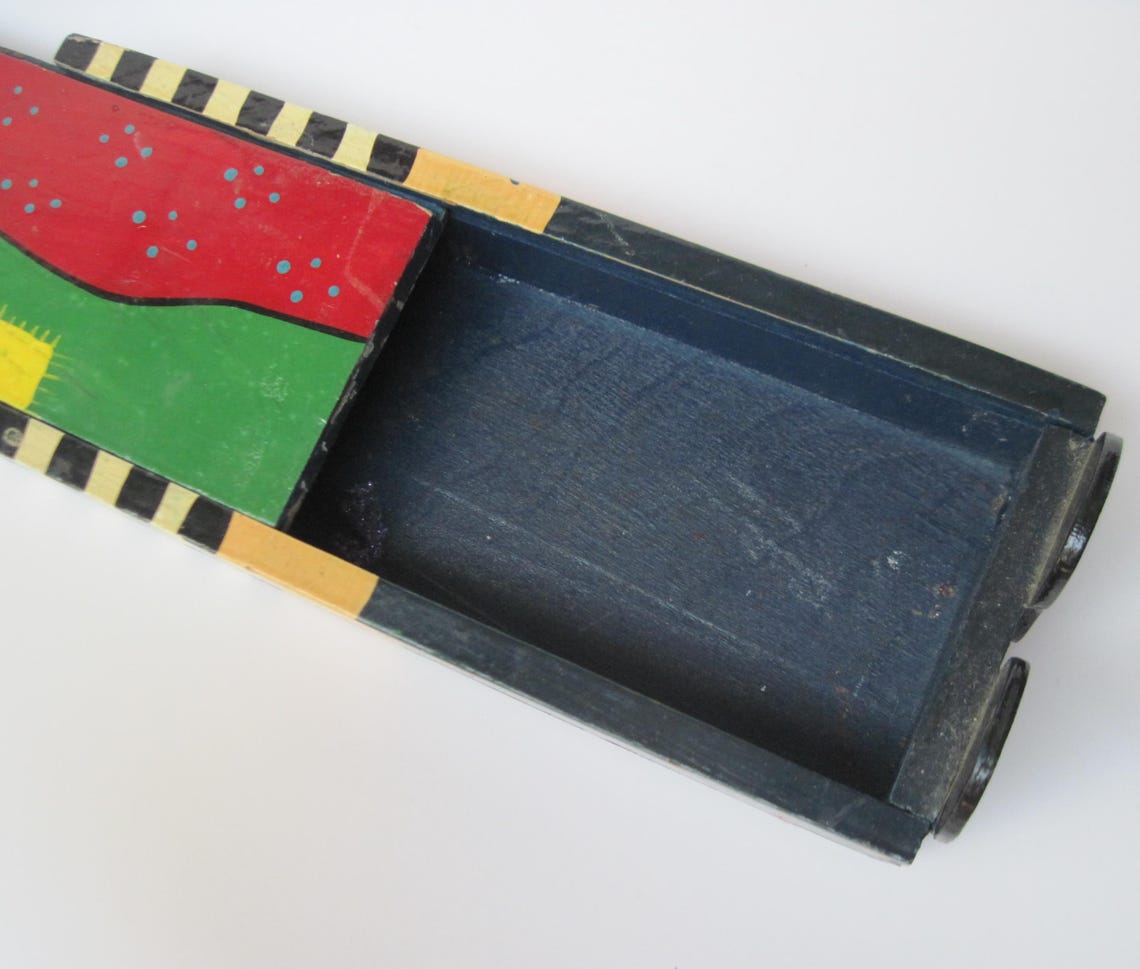 Vintage Clown Pencil Box - Etsy