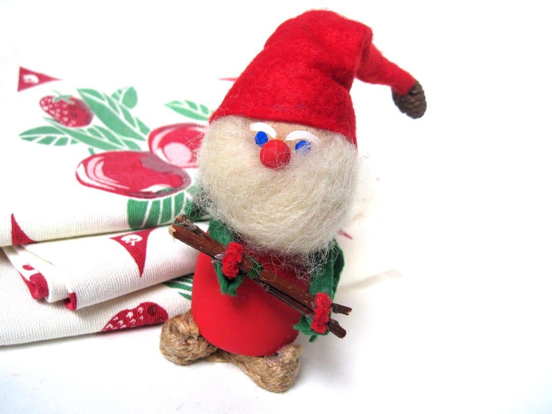Vintage Gnome Tomte Handcrafted Holboll Denmark - Etsy