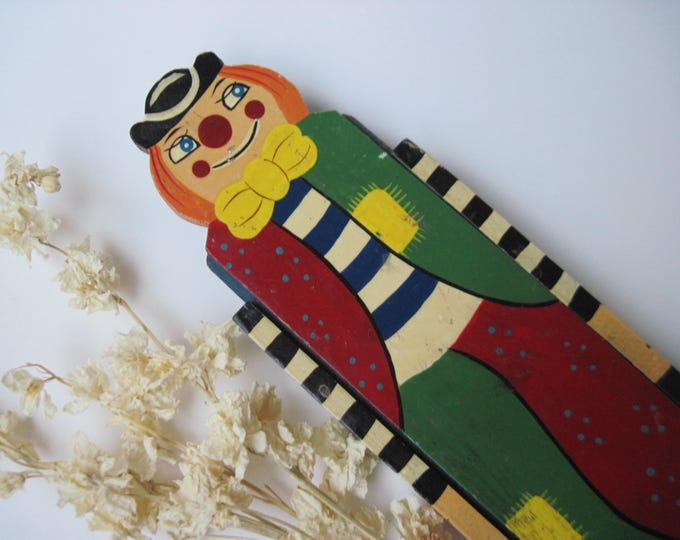 Vintage Clown Pencil Box - Etsy