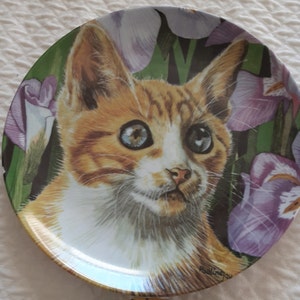 Vintage Set of 4 Kaiser Cat Plates West Germany - Etsy