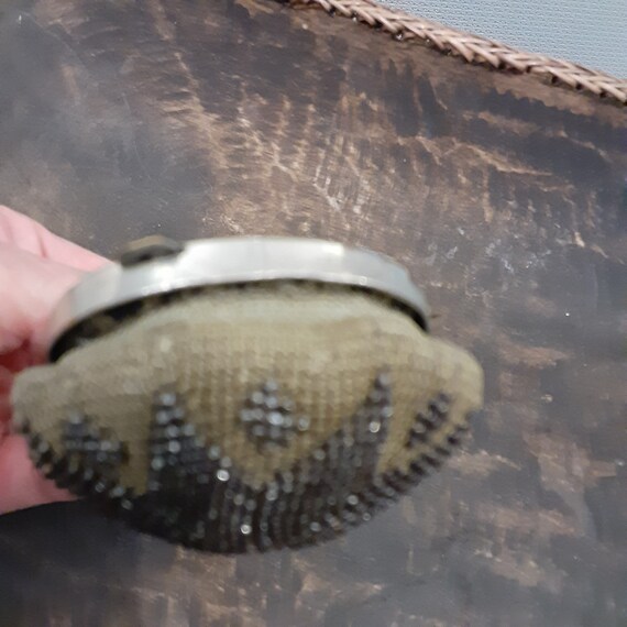 Antique Victorian Bostonia Beaded Coin Purse Initial … - Gem