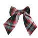 Hunter Green, White & Red Plaid Shanna Hair Bow - School Uniform Hair ...