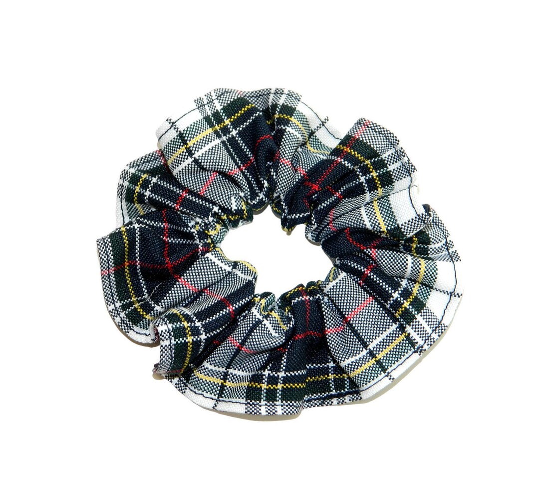 Navy White & Red Plaid Scrunchie Uniforme escolar - Etsy España