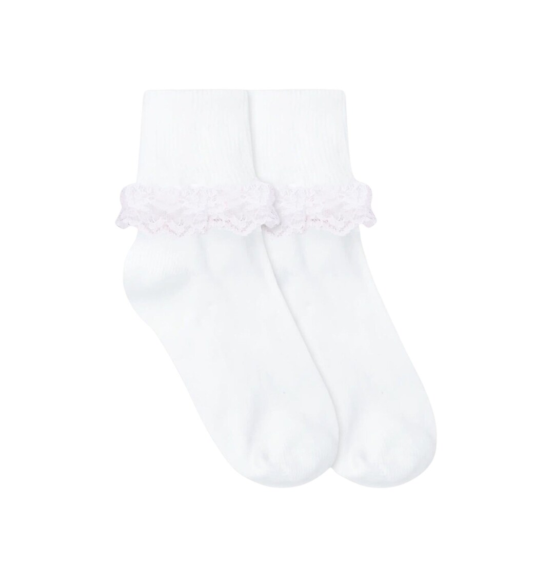 White Lace Socks Girl's Dress Socks, White Lace Socks, Lace Socks ...