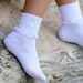 White or Ivory Lace Cross Socks Girl's Cross Socks, Cross Socks, 1st ...