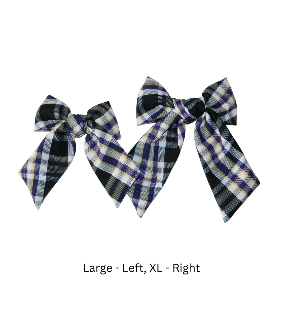 Purple & Black Plaid 2M Shanna Hair Bow - Plymouth Plaid, School Plaid ...