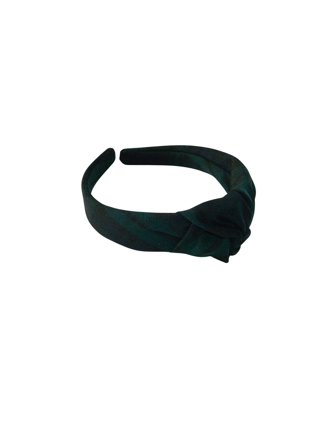 Black Watch Plaid Top Knot Headband - School Uniform Plaid Headbands ...