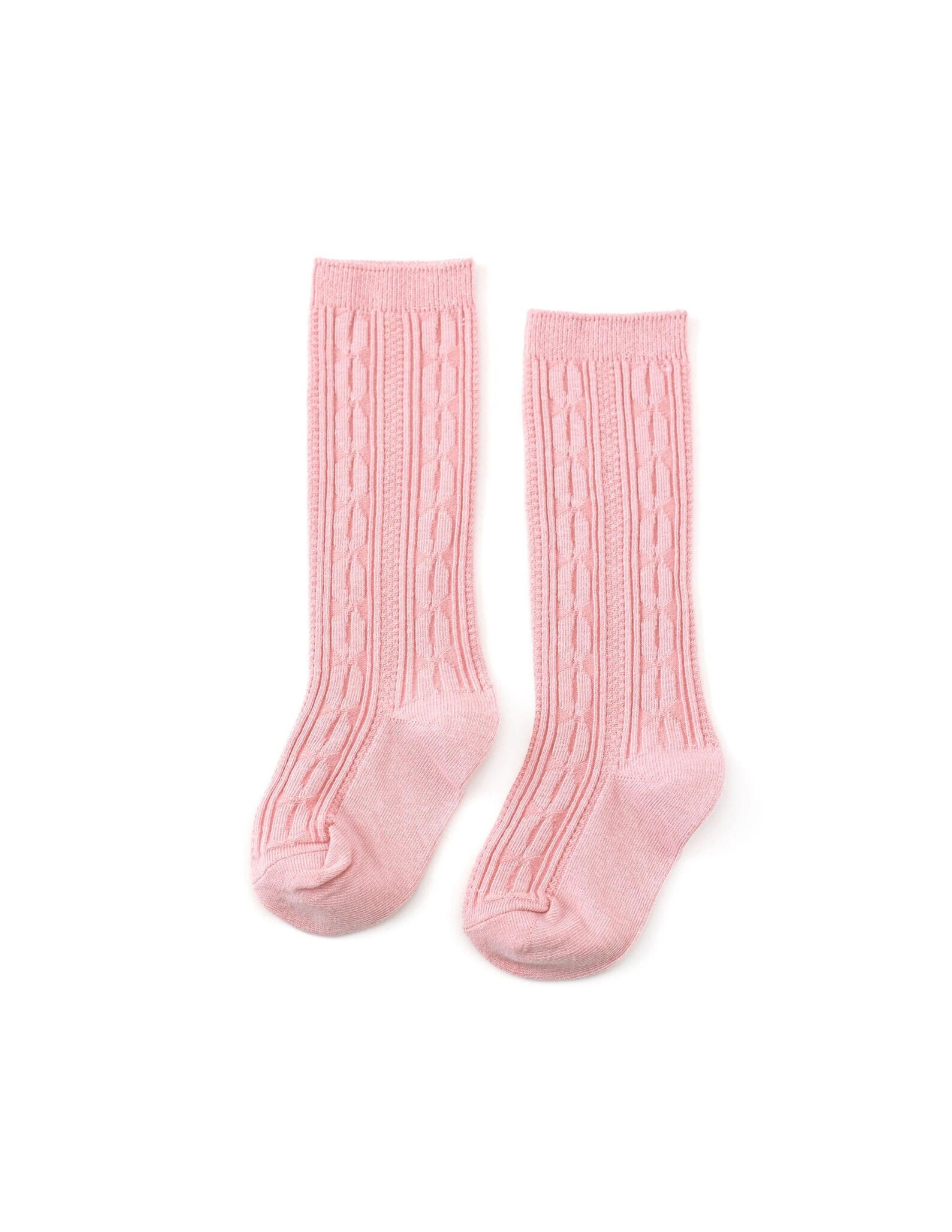 Girl's Pink Cable Knee High Socks Girl's Socks - Etsy