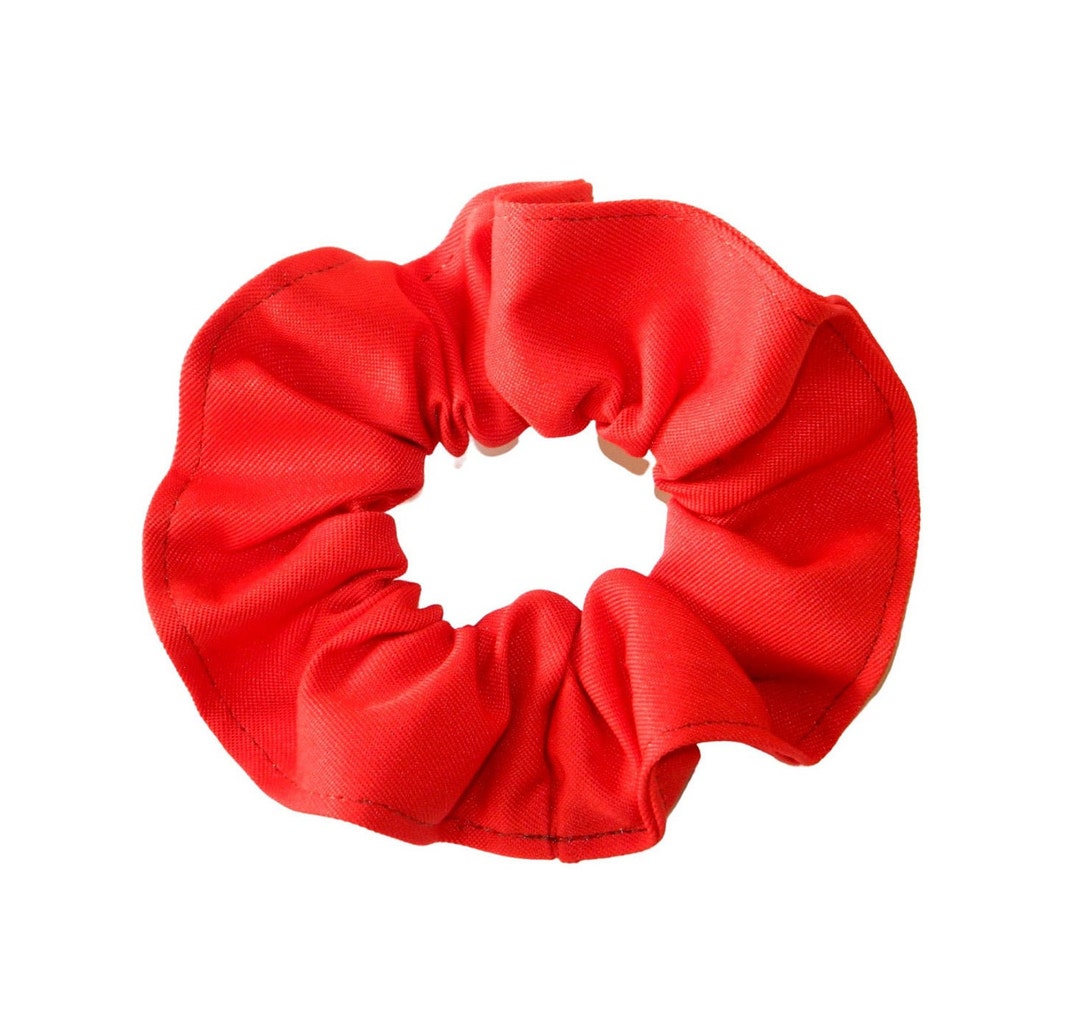 Red Hair Scrunchie - School Uniform Scrunchie, Red Scrunchie, Uniform ...
