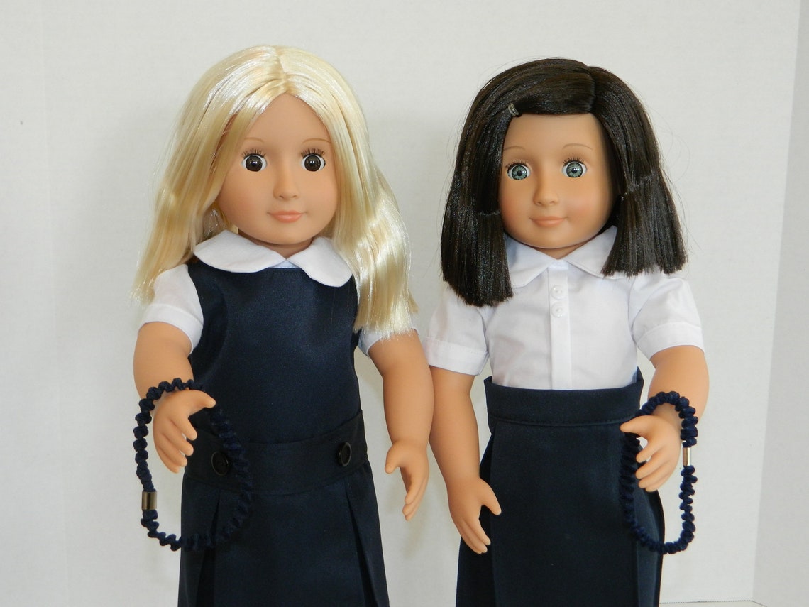 Navy Doll Uniform Set 18 Inch Doll Uniform Doll School | Etsy