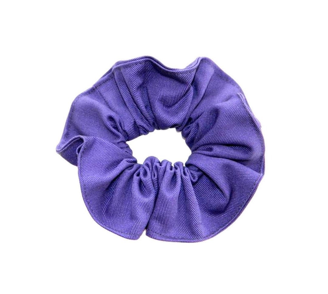 Purple Hair Scrunchie - School Uniform Scrunchie, Purple Scrunchie ...