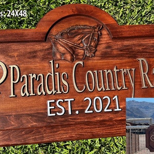 Personalized Family / Ranch / Farm Sign - Personalized Name Signs ...