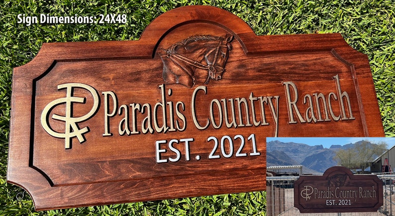 Personalized Family / Ranch / Farm Sign Personalized Name - Etsy