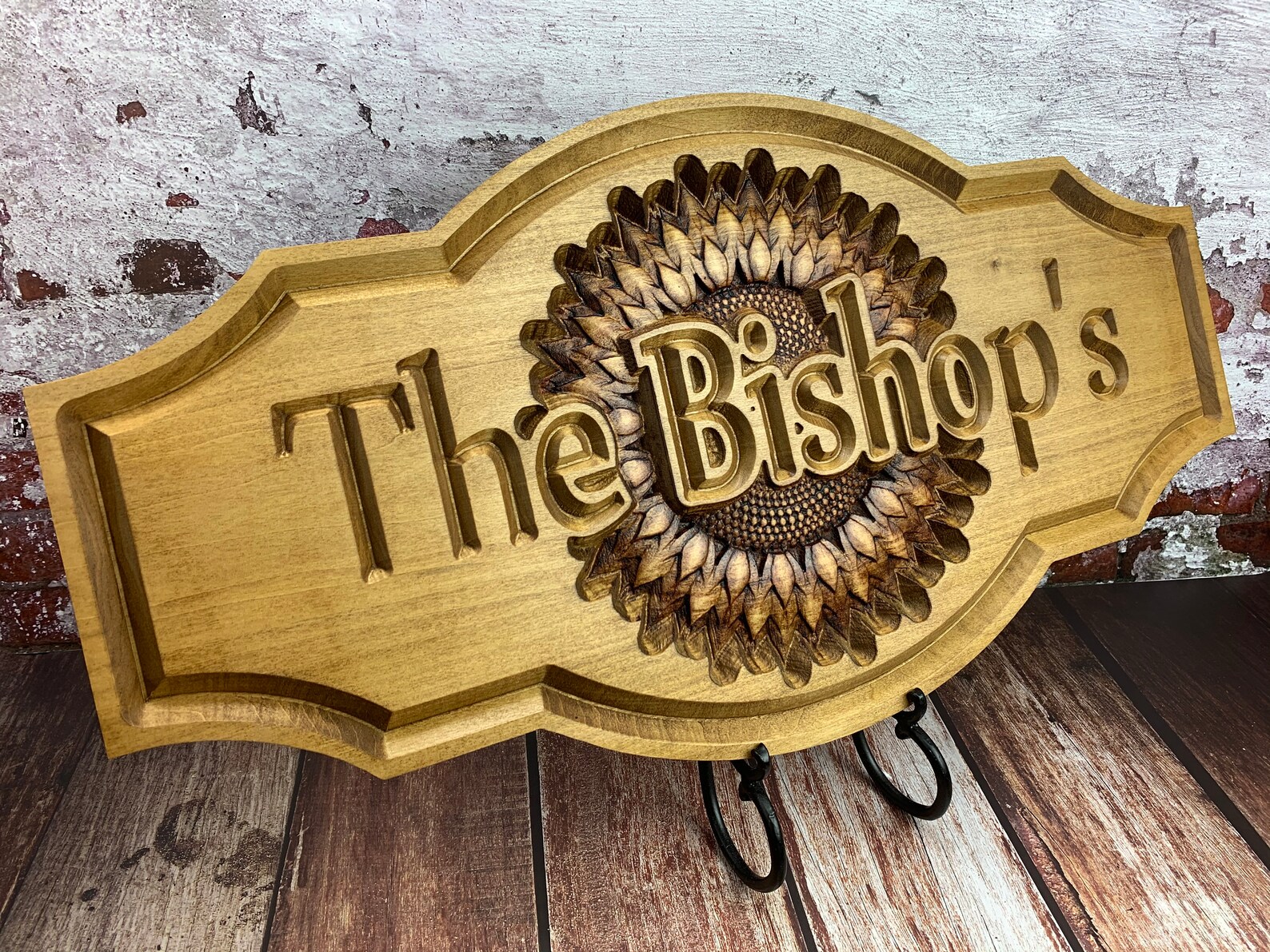 Sunflower Family Sign Personalized Wedding Gift Family Name - Etsy