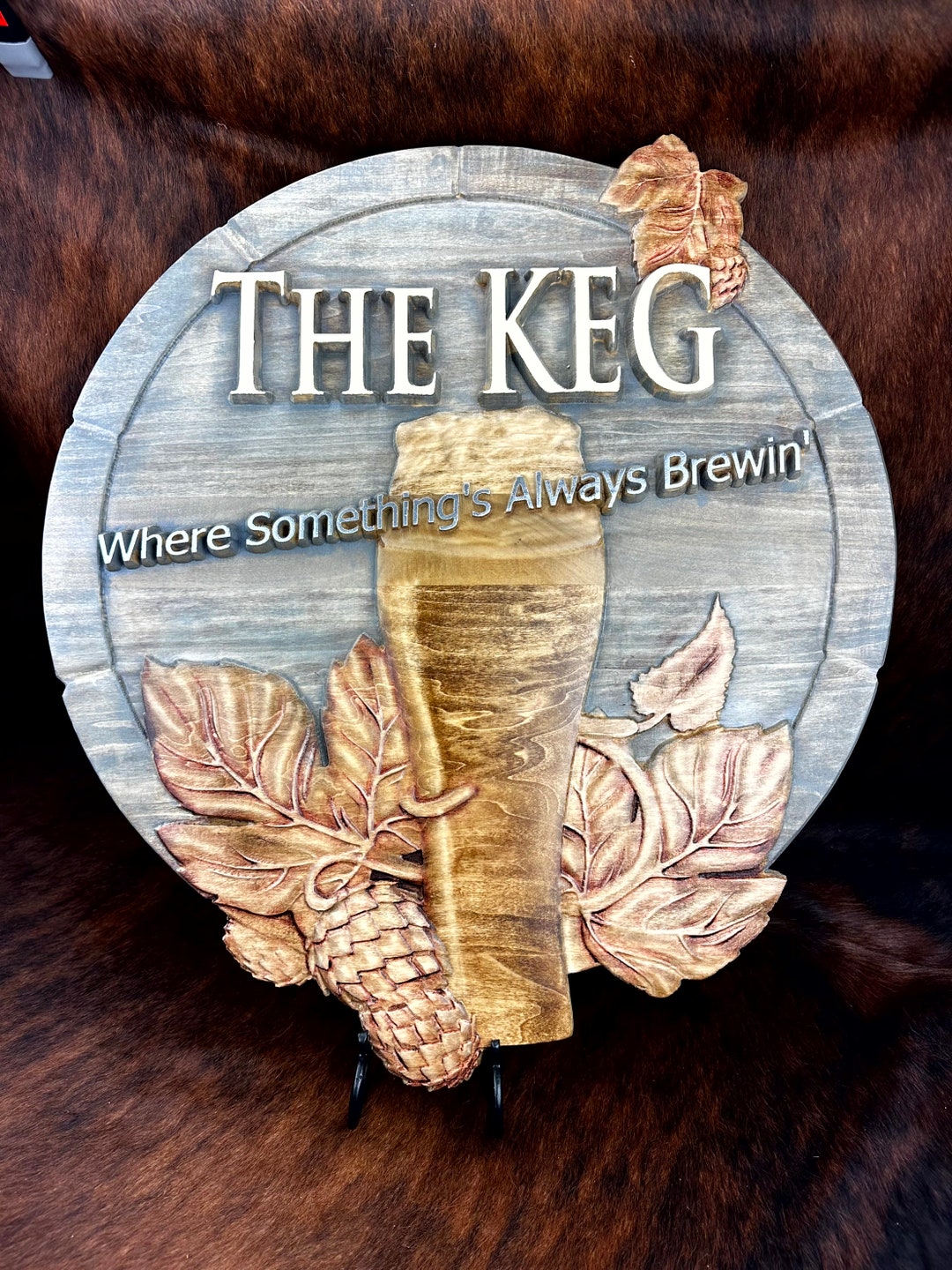 Personalized Brewery / Bar Sign Custom Wooden Sign for Business ...