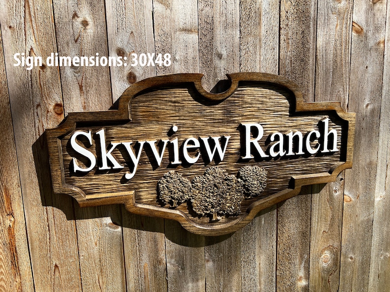 Personalized Western Family / Ranch / Farm Sign Name Signs - Etsy
