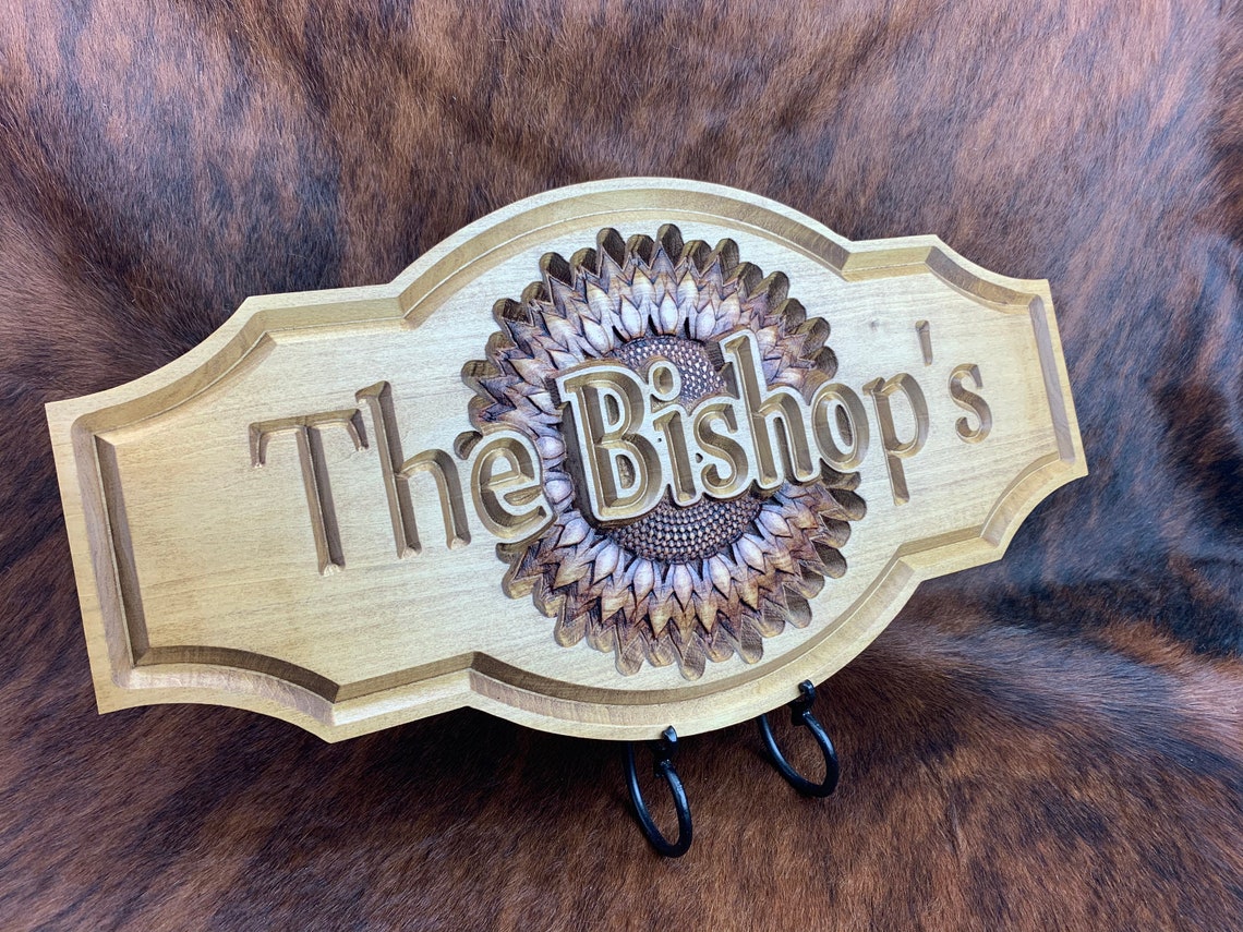 Sunflower Family Sign Personalized Wedding Gift Family Name - Etsy