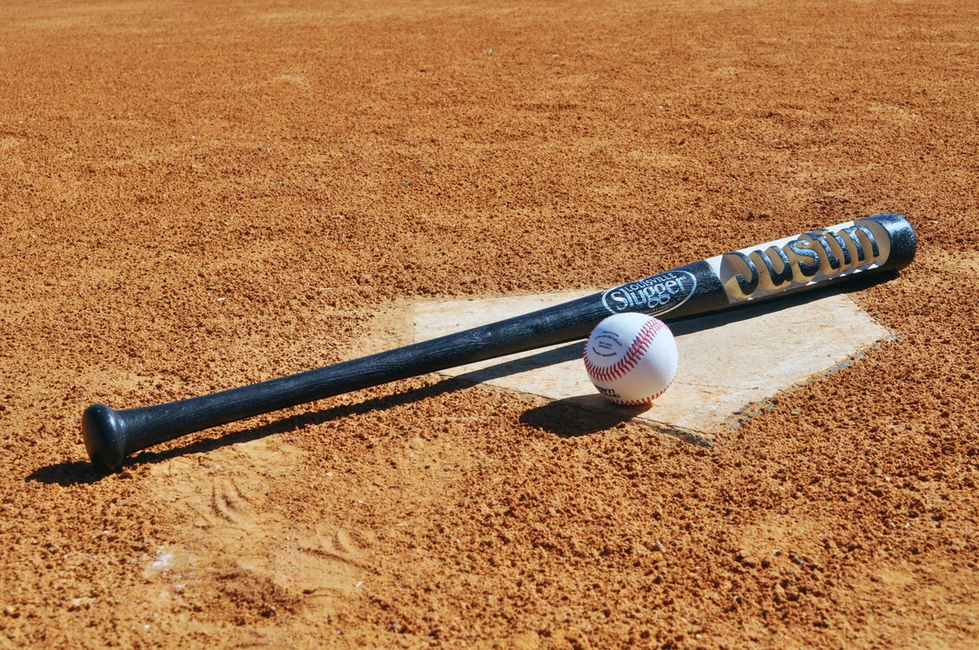 Authentic Louisville Slugger Personalized Baseball Bat - Black Sports ...