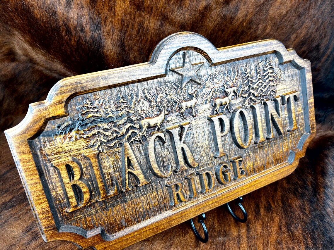 Black Point Ridge Personalized Western Family/ranch/farm Sign - Name ...