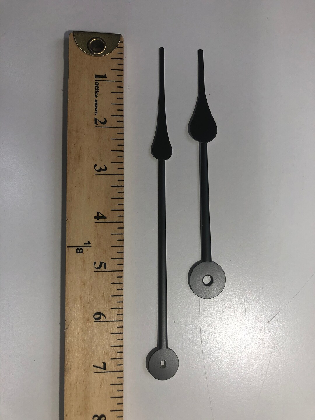 7 Inch Black Metal Minute Hand and 5-1/4 Inch Hour Hand - Etsy