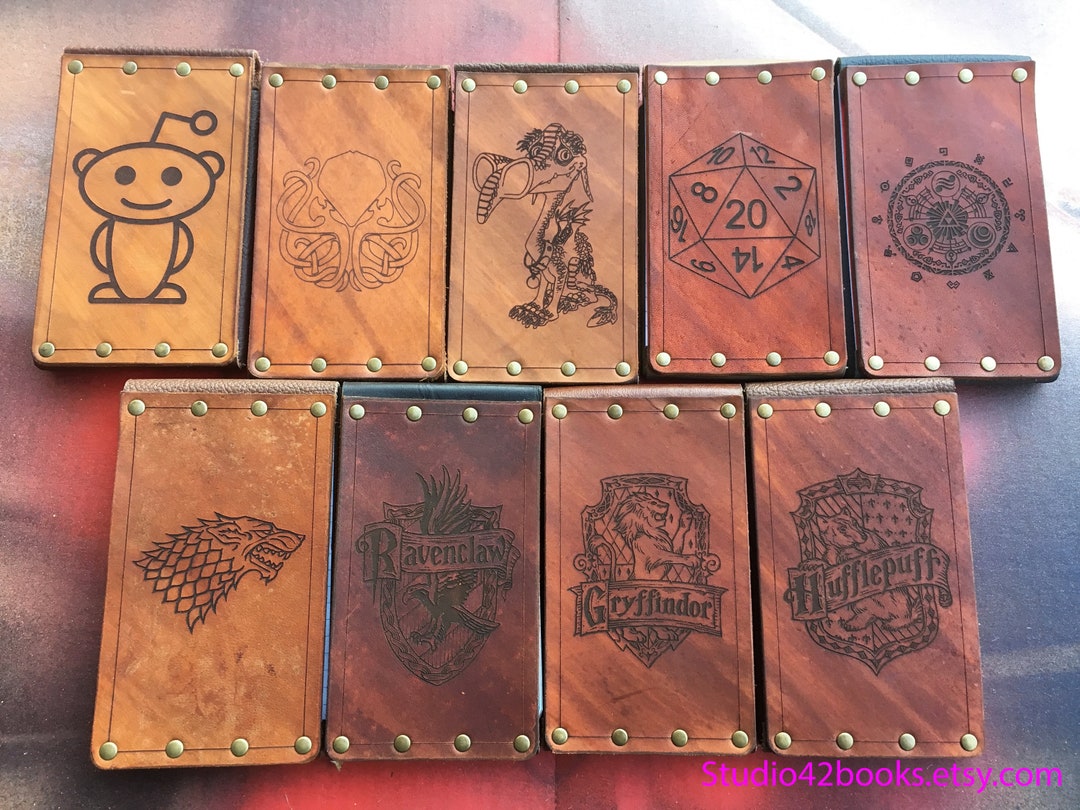 Reusable Leather Notepad Cover With Belt Clip. - Etsy