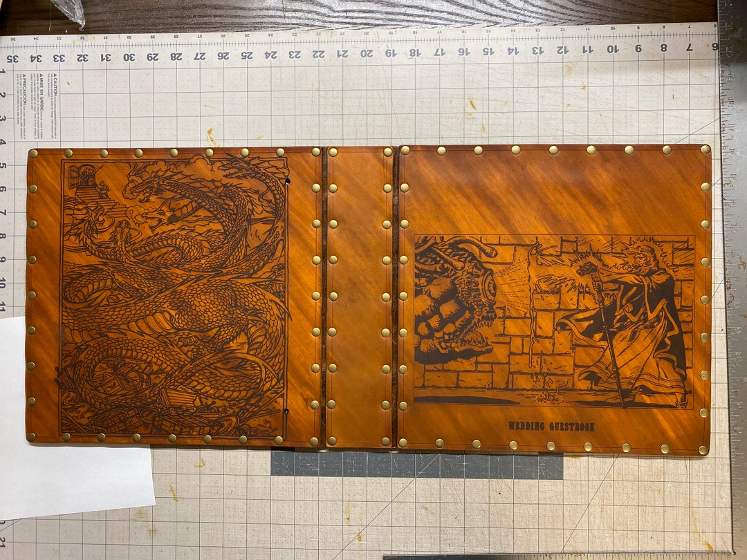 Custom 2" Leather and Wood Binder - Etsy