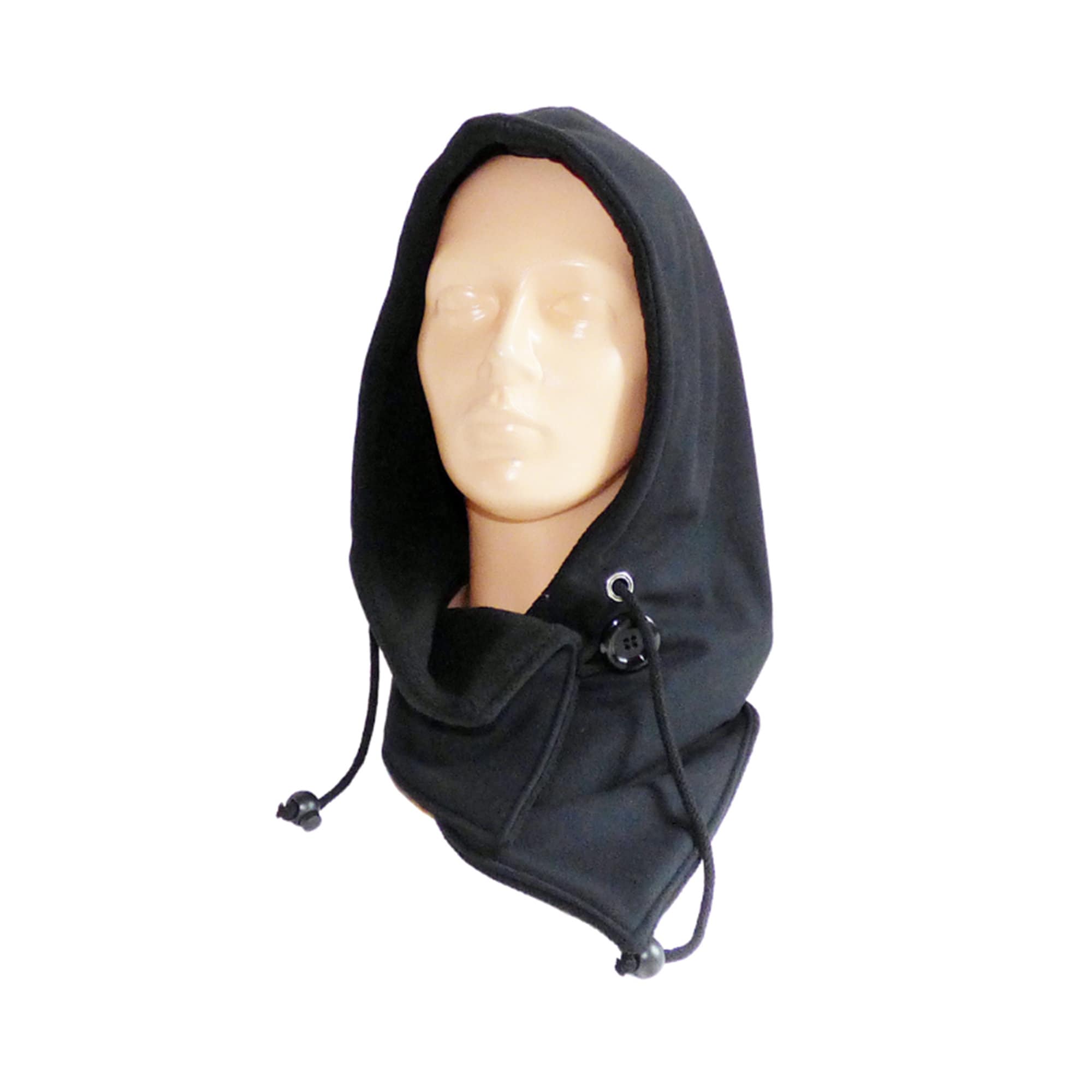 Hooded Scarf Soft Shell / Waterproof / Black | Etsy