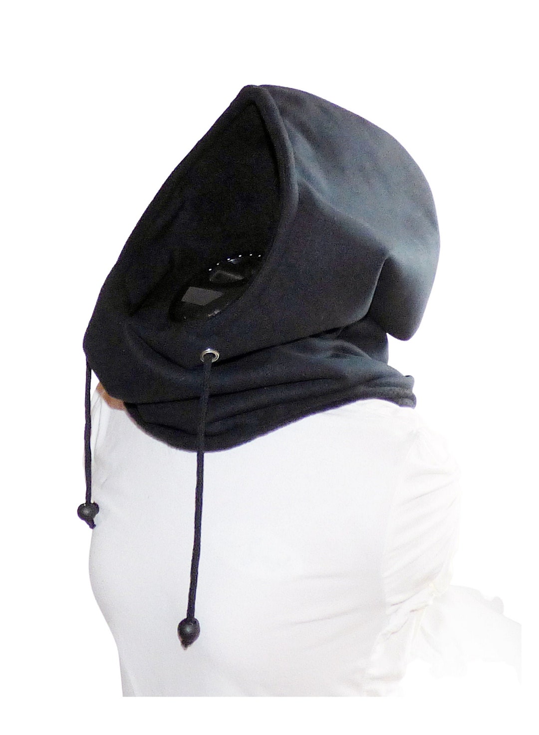 Hoodloop Softshell / Waterproof / Black, Scarf, Scarves, Hood, Collar ...