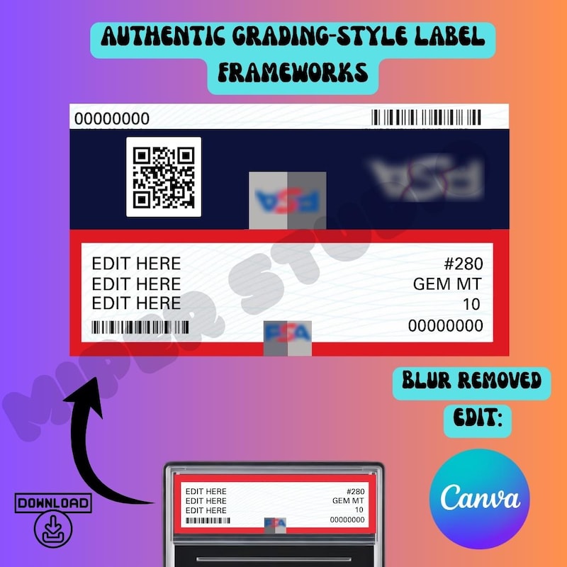 Tag Grading Slab - Etsy