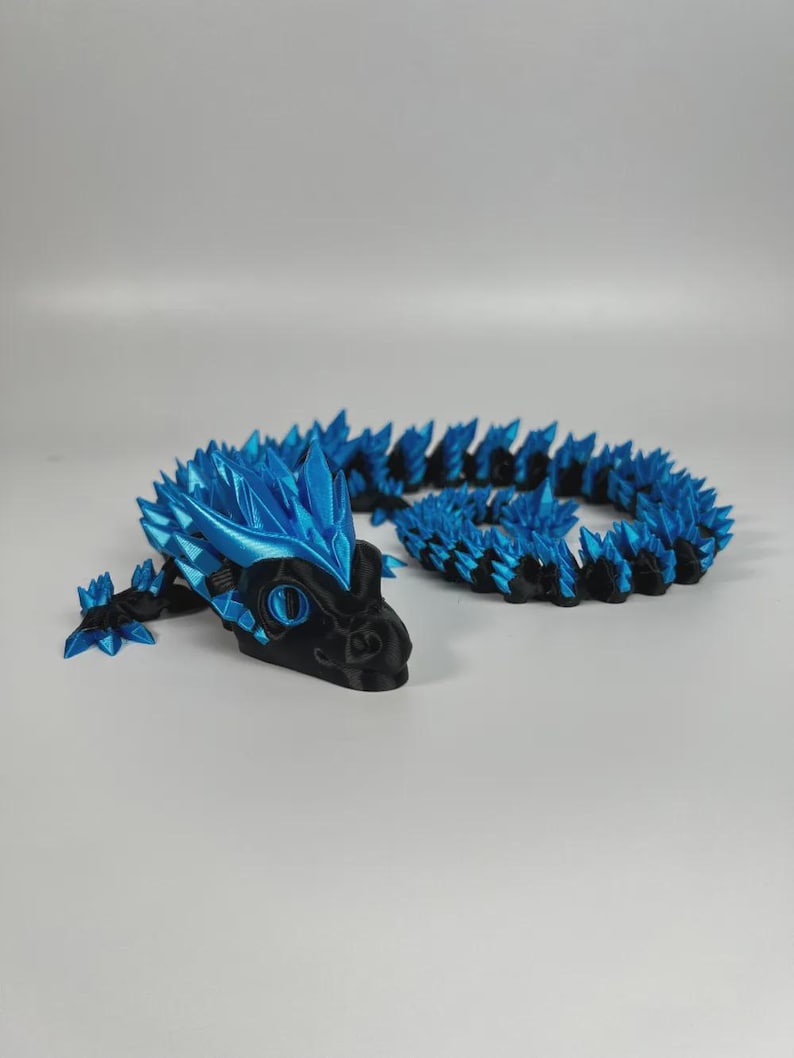Articulated Dragon Fidget Toy | 3D Printed Flexi Desk Companion ...