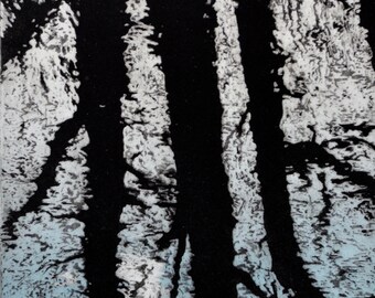 Limited Edition Deckle Edge Color Etching by Artist Barbara - Etsy