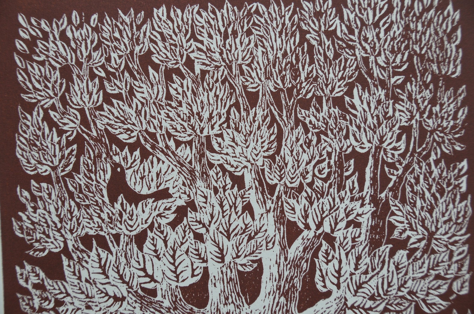 Limited Edition Woodcut Print of Tree - Etsy